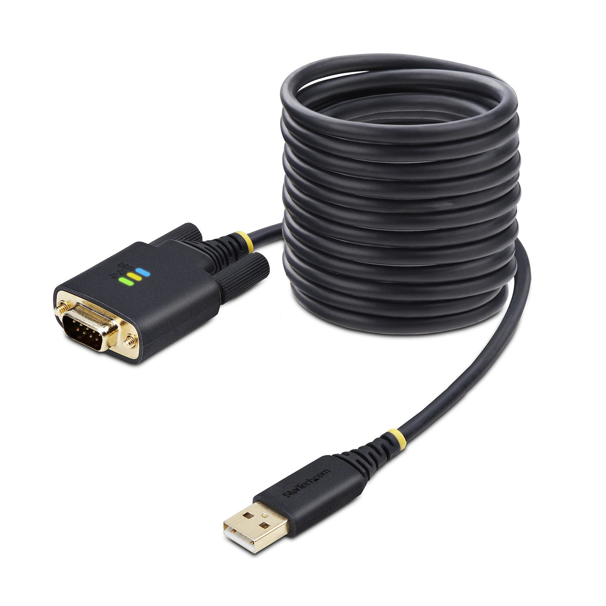 StarTech.com 10ft (3m) USB to Serial Adapter Cable, COM Retention, Int ...