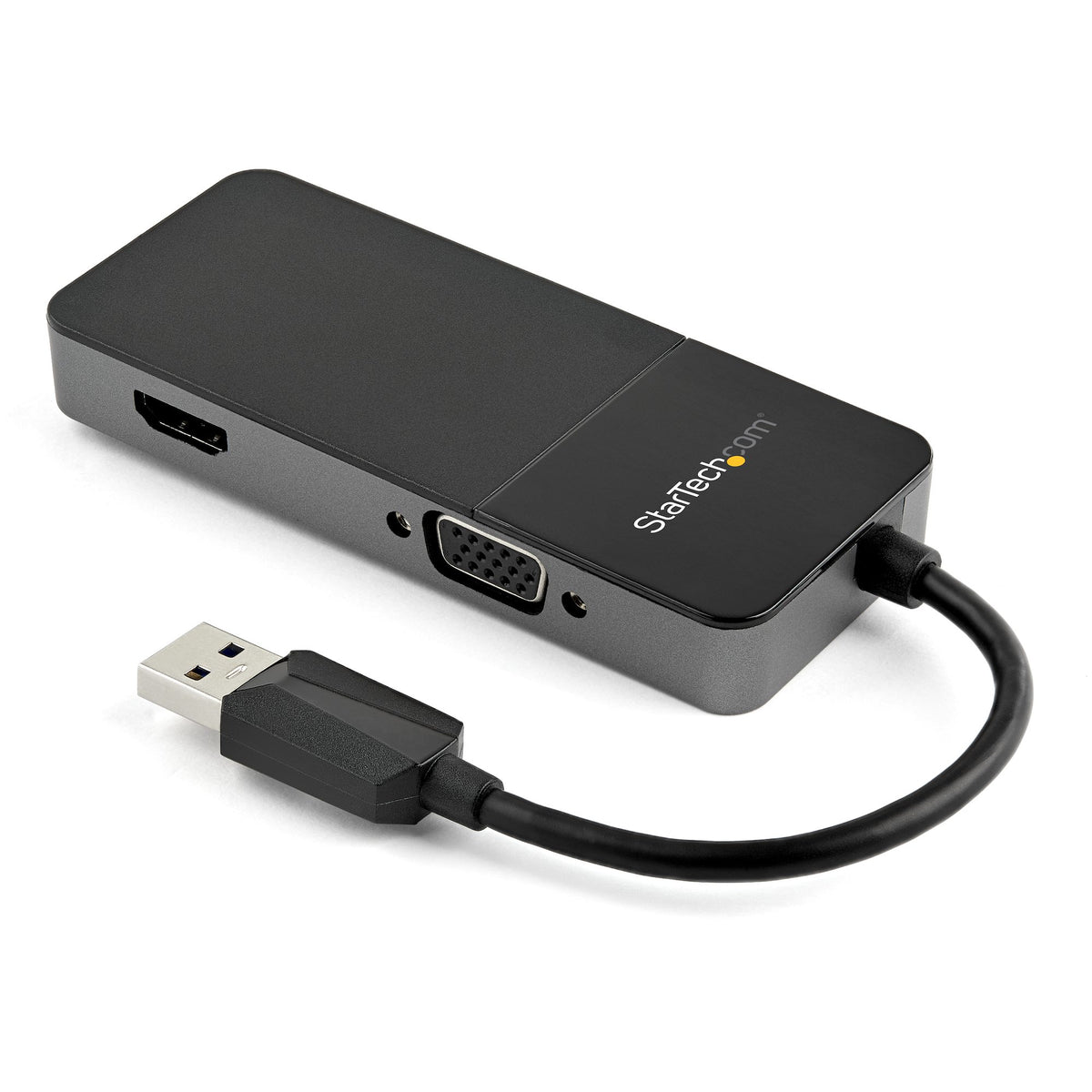StarTech.com USB 3.0 to HDMI and VGA Adapter - 4K/1080p USB Type-A Dua ...