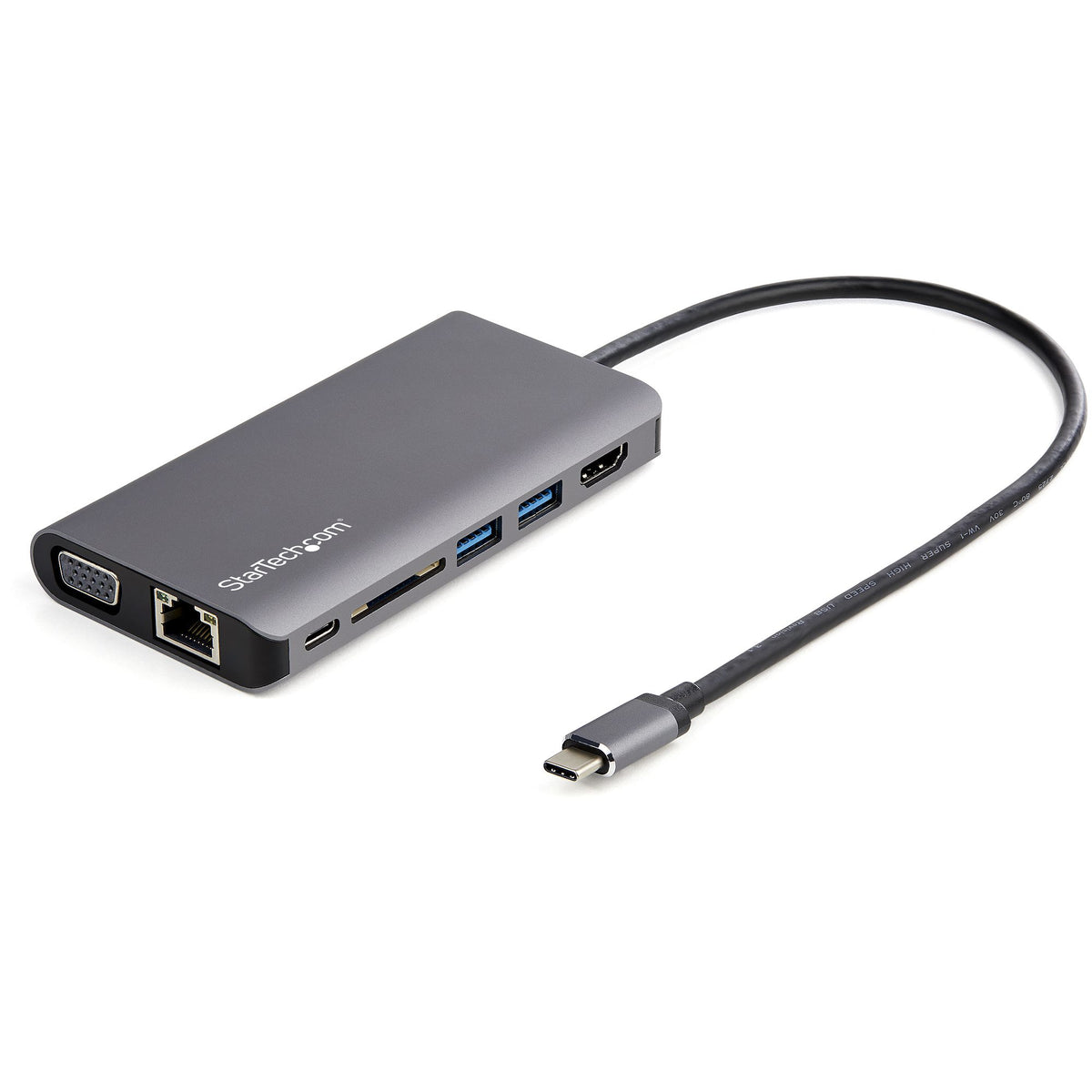 StarTech.com USB C Multiport Adapter - USB-C Mini Travel Dock w/ 4K HD ...