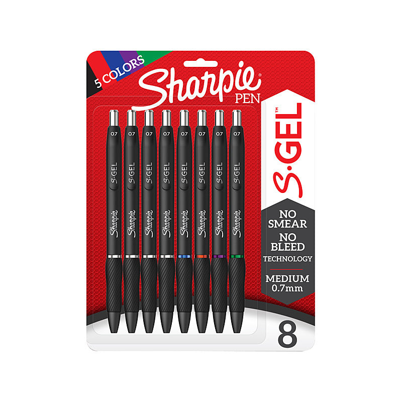 Sharpie Gel 0.7mm Bus Asst Pk8 – Soundz Store AUSTRALIA
