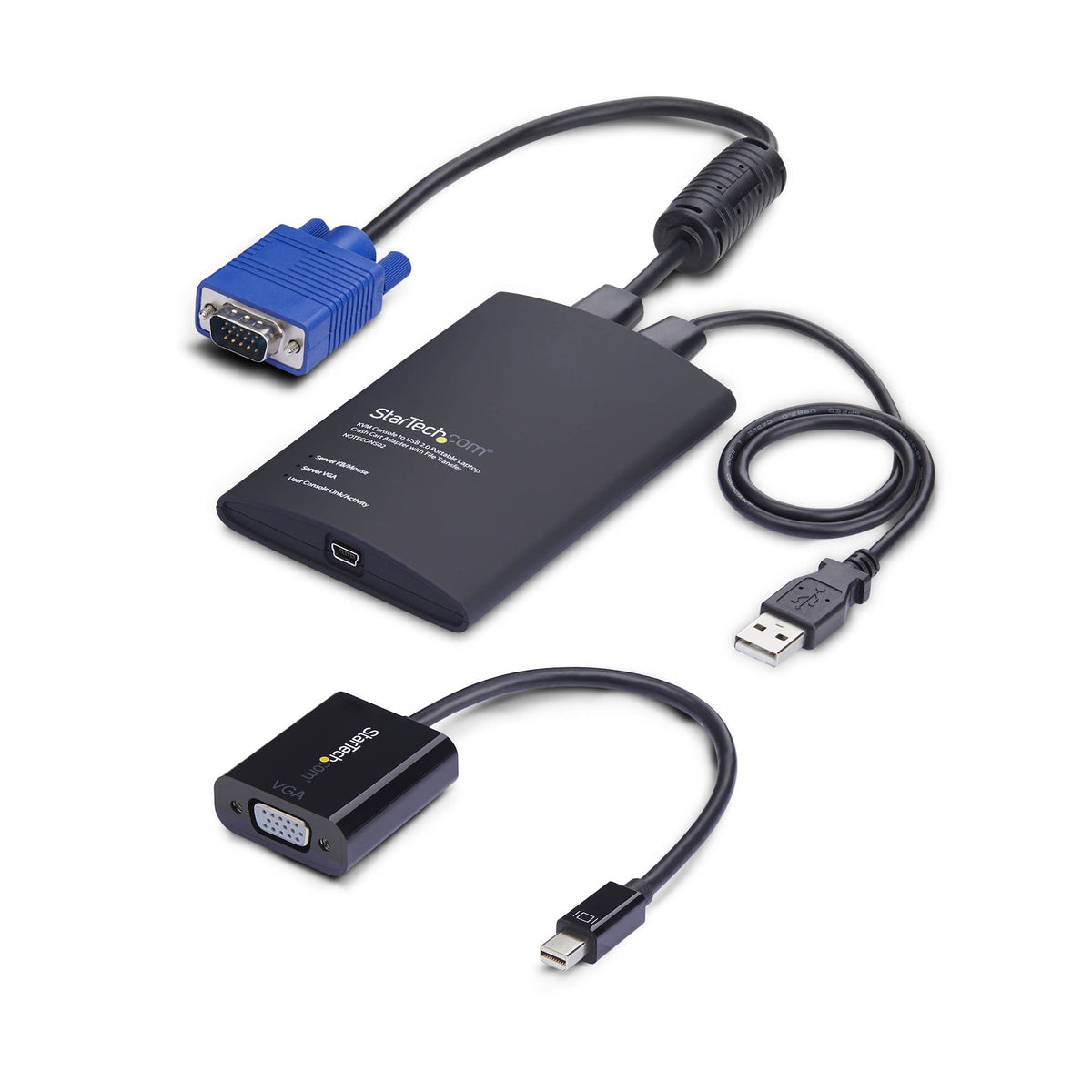 StarTech.com Portable Laptop Crash Cart Adapter, USB/VGA/Mini DisplayP ...